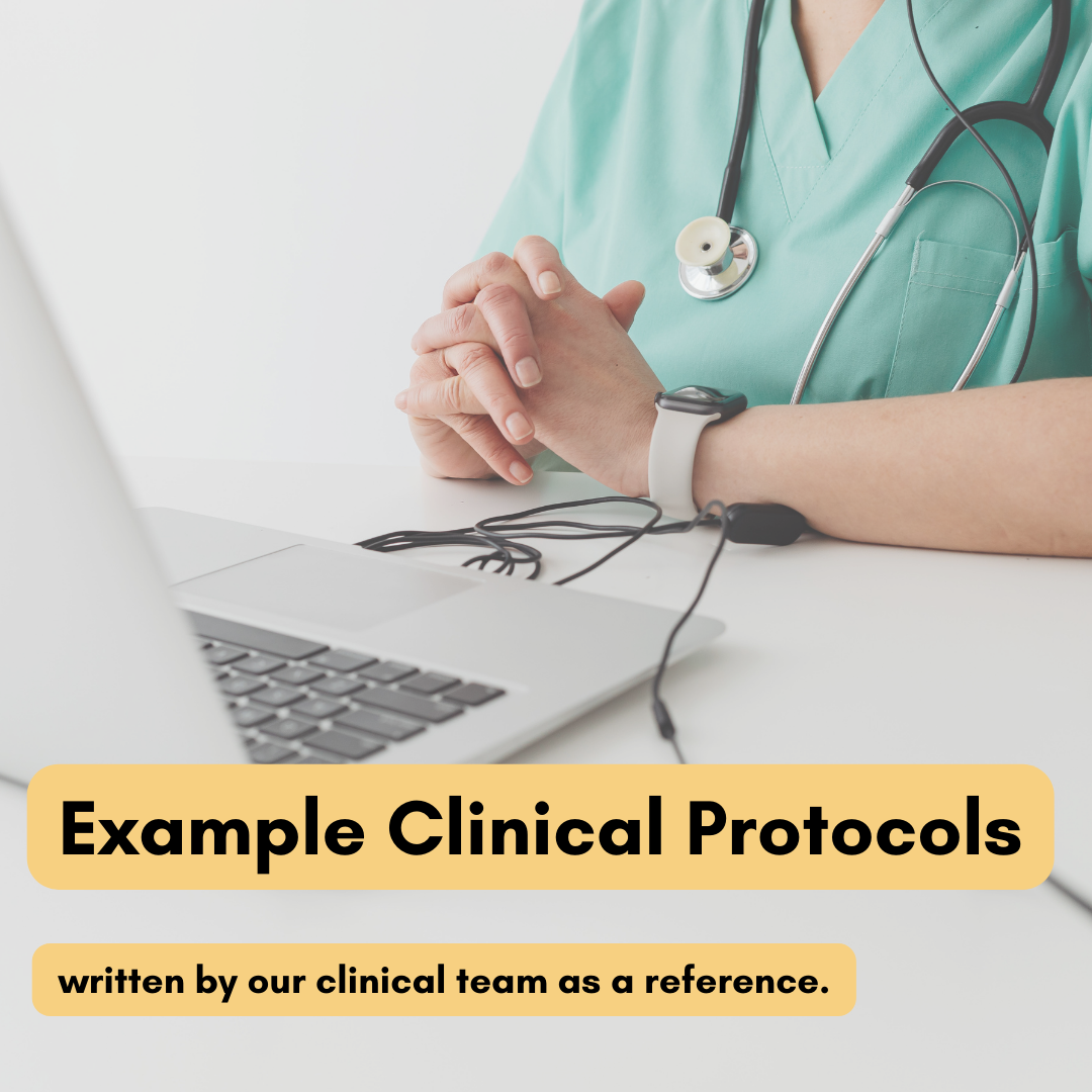Example Clinical Policies + Protocols